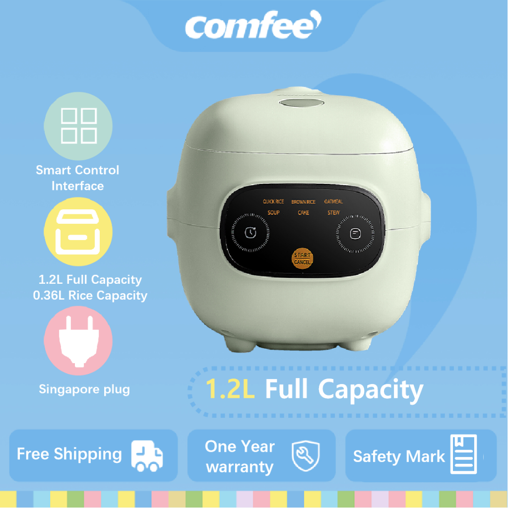 Comfee 0.36L Digital Rice Cooker Non-stick coating 6 menu One-Click operation Multi Cooker ...