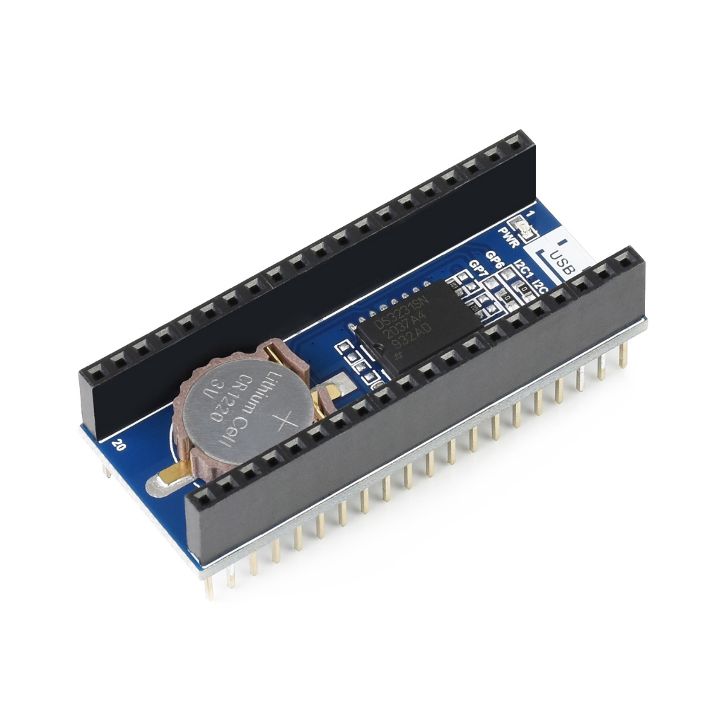 Ds3231 Rtc Module Hat Real Time Clock For Raspi Rpi Raspberry Pi Pico