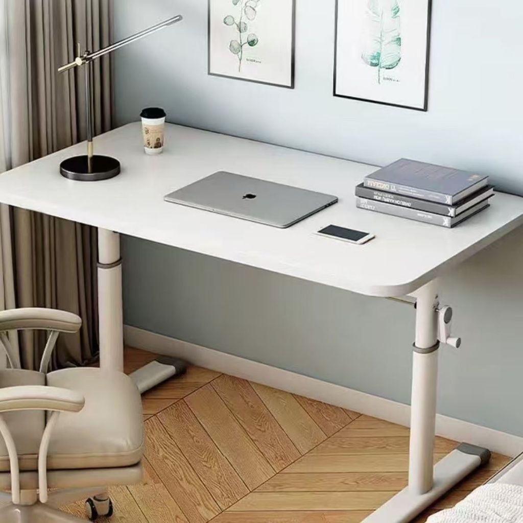 【SG Shipping】Computer Desk Student Desk Liftable Office Desk Hand-crank ...