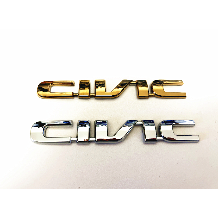 CIVIC Logo Auto Trunk Lid Emblem Badge Sticker Decal For Honda Civic ...