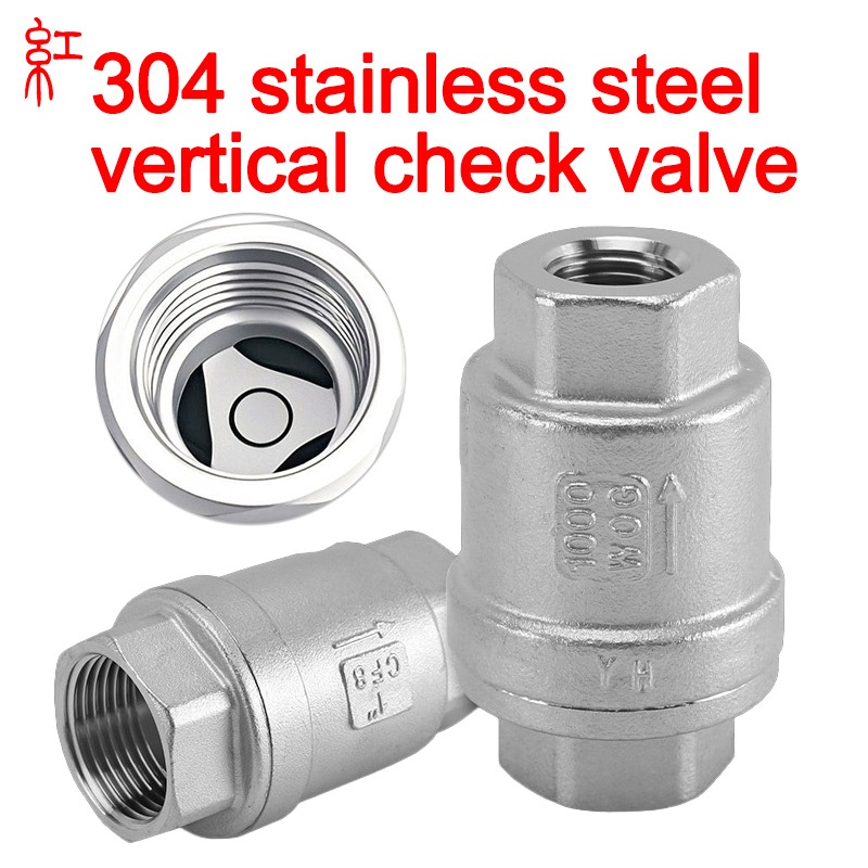 304 stainless steel vertical check valve one-way check valve DN8/DN10 ...