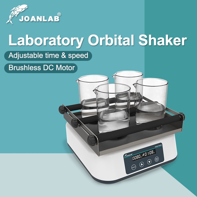 JOANLAB Orbital Shaker Digital Display Orbital Rotator Shaker Laboratory Adjustable Speed 200rpm ...