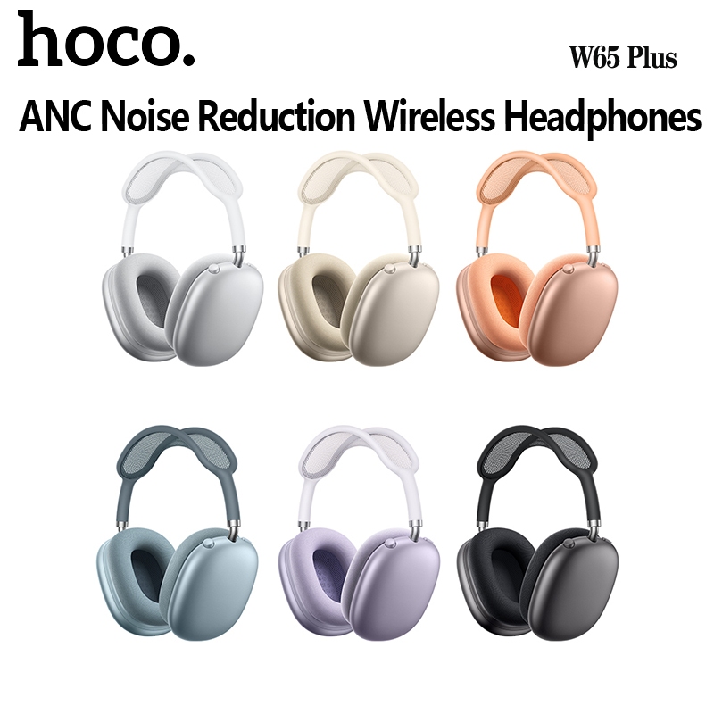 HOCO W65 Plus 100% Original Wireless Headphones ANC Noise Reduction ...