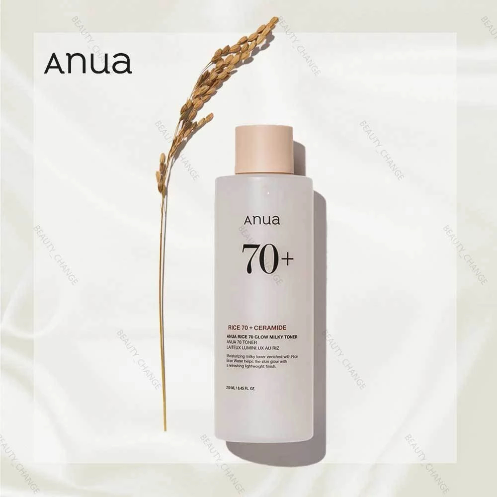 ANUA Rice 70 Glow Milky Toner, for Brightening, Rice Toner, Niacinamide ...