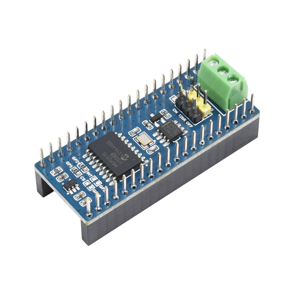 SPI CAN BUS Expansion Board HAT for RasPi RPI Raspberry Pi PICO 2 W 2W ...
