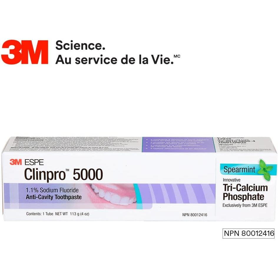 3M Clinpro 5000 Anti-Cavity Toothpaste (1.1% Sodium Fluoride ...