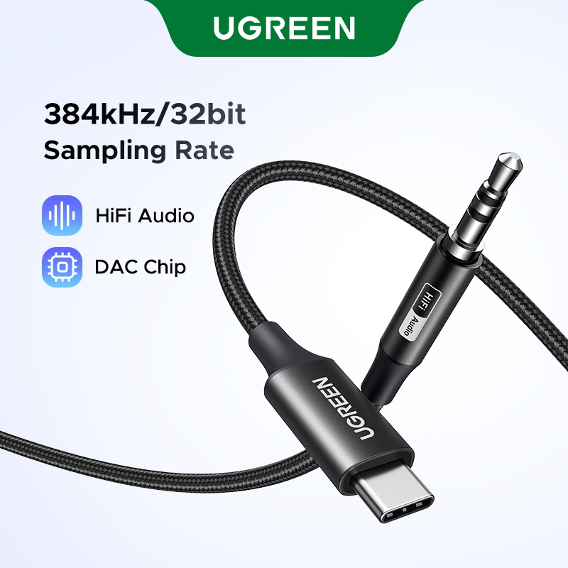 UGREEN USB C to 3.5mm Hifi DAC Audio Adapter for Car, Speaker ...