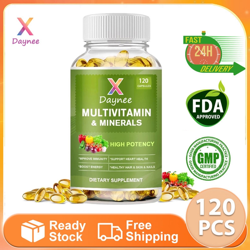 Daynee Multivitamin & Minerals Capsules With Iron Methylfolate Zinc ...