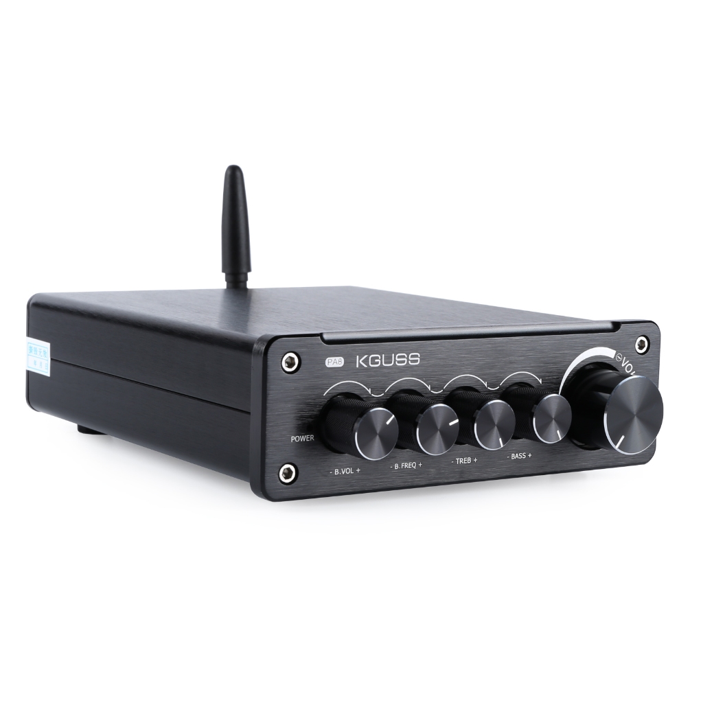 KGUSS PA8 50W Bluetooth Digital Power Amplifier 2.1 Channel Power ...