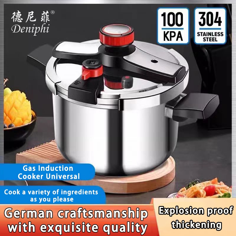 【SG Stock】Denifi German 304 stainless steel pressure cooker Household ...