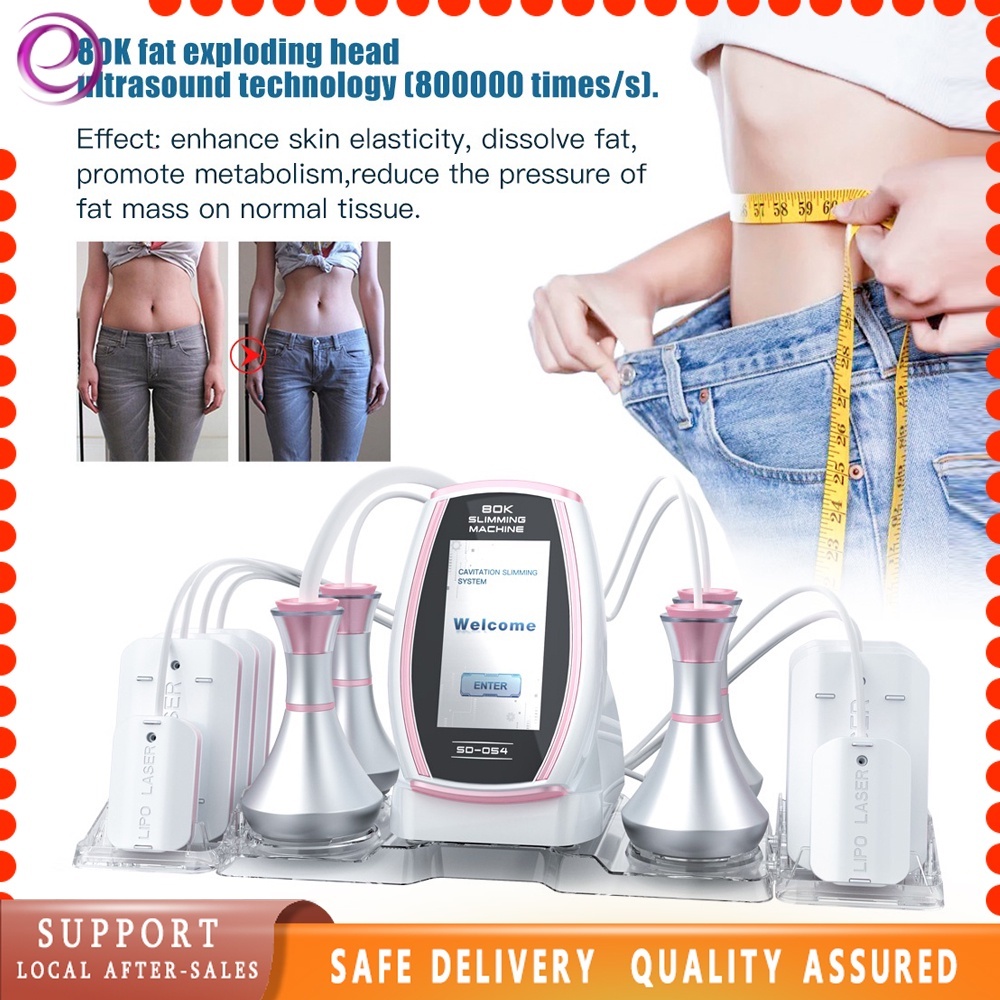 New portable 6 in 1 80k cavitation ultrasonic radio frequency fat ...
