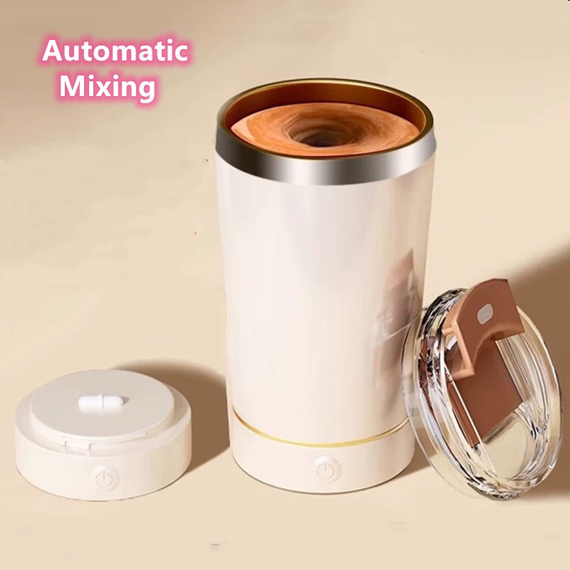 420ml Portable Double Stainless Steel Self Stirring Magnetic Thermal ...