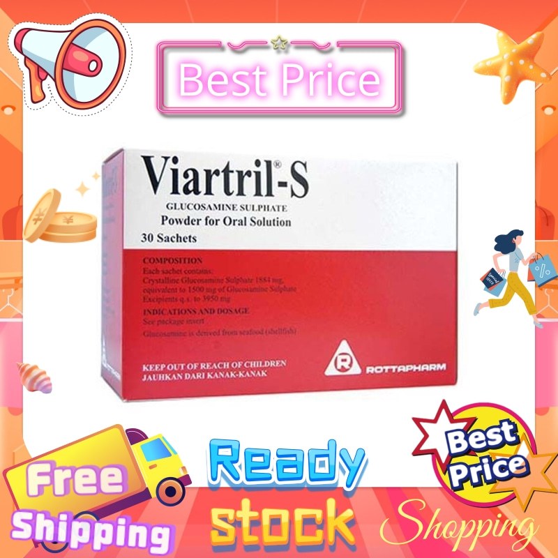Viartril S 1500mg Powder 30 Sachets EXP2026 | Shopee Singapore