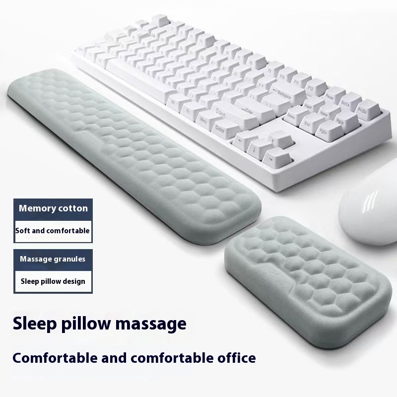 Keyboard wrist Rest Silicone Mouse Pad Wrist Protection Memory Foam ...