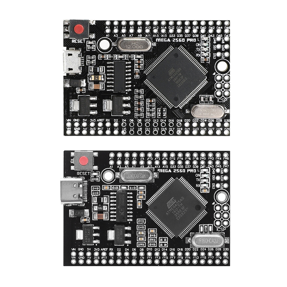 Mega 2560 PRO Micro USB/Type-c USB CH340G ATmega2560-16AU with male ...
