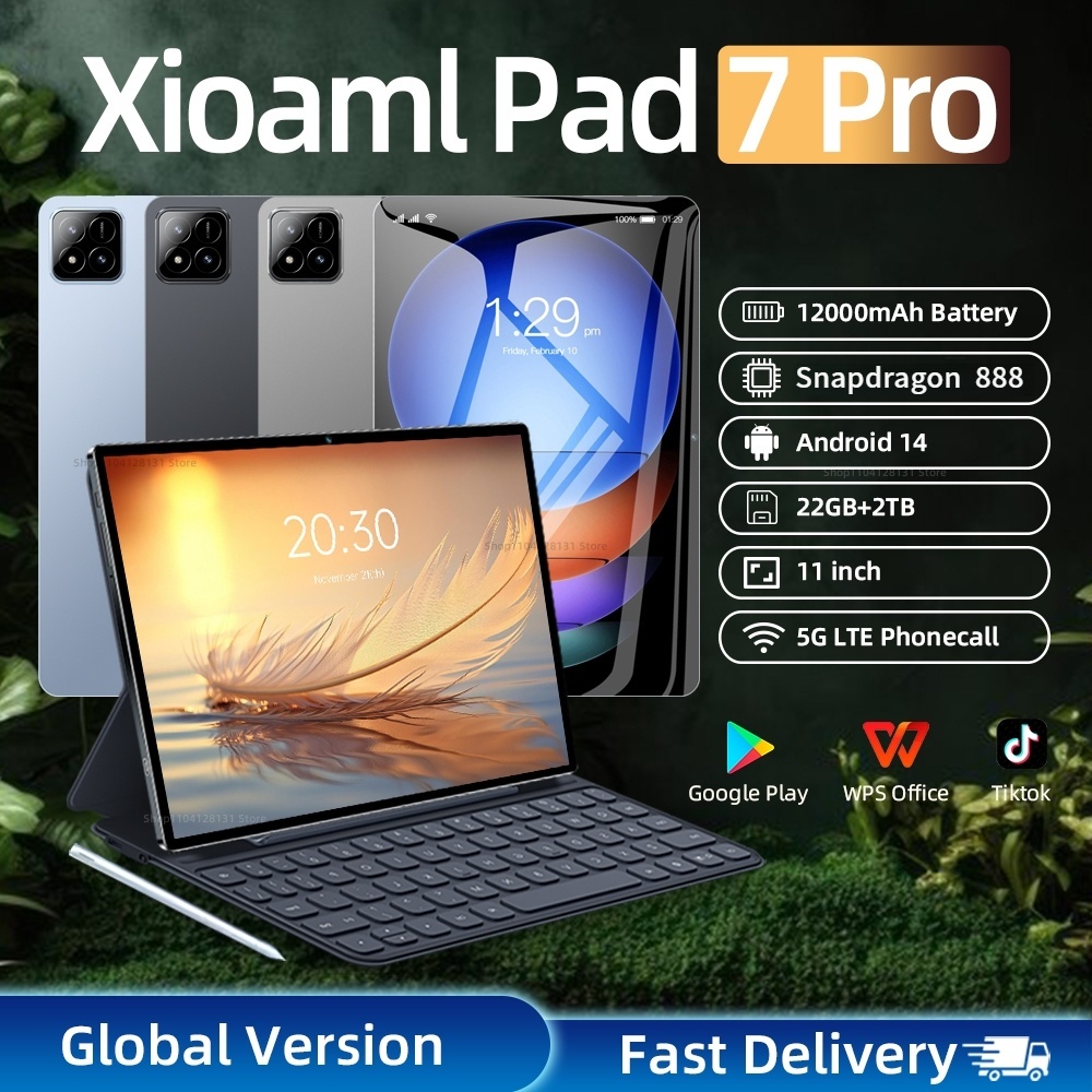 2025 New Original MI Pad 7 Pro Tablet 11 inch Snapdragon 888 HD 4K ...