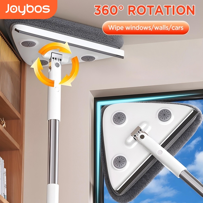 Joybos 360° Rotating Triangle Glass Cleaner N15S 90° Edge Fit ...