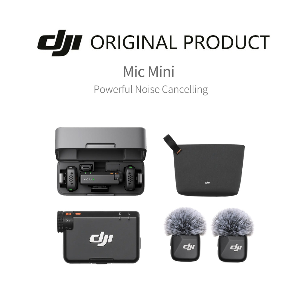 DJI Mic Mini Wireless Microphone for Camera/iPhone/Android, Vlog ...