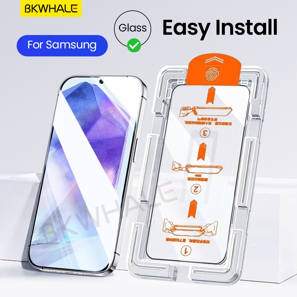 BKWHALE Easy Install Tempered Glass For Samsung Galaxy A55 A56 A35 A36 ...