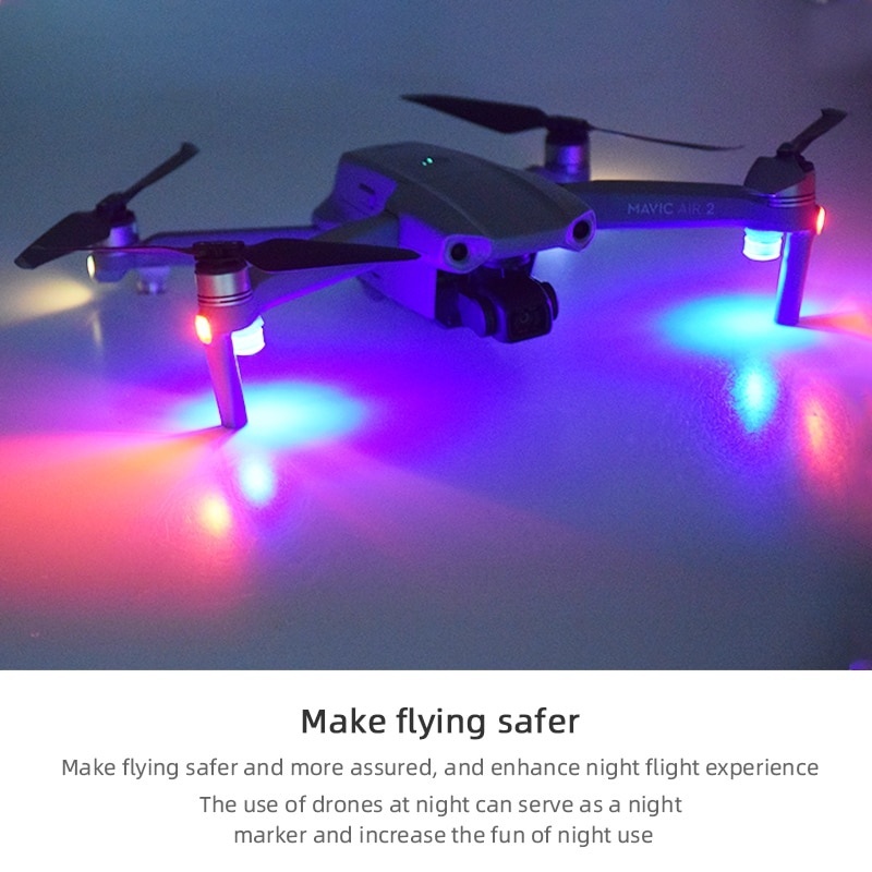 Night Flying Signal Lamp Navigation Light LED Flash Lights For DJI MINI 4 Pro DJI Air 3 MINI 3 ...