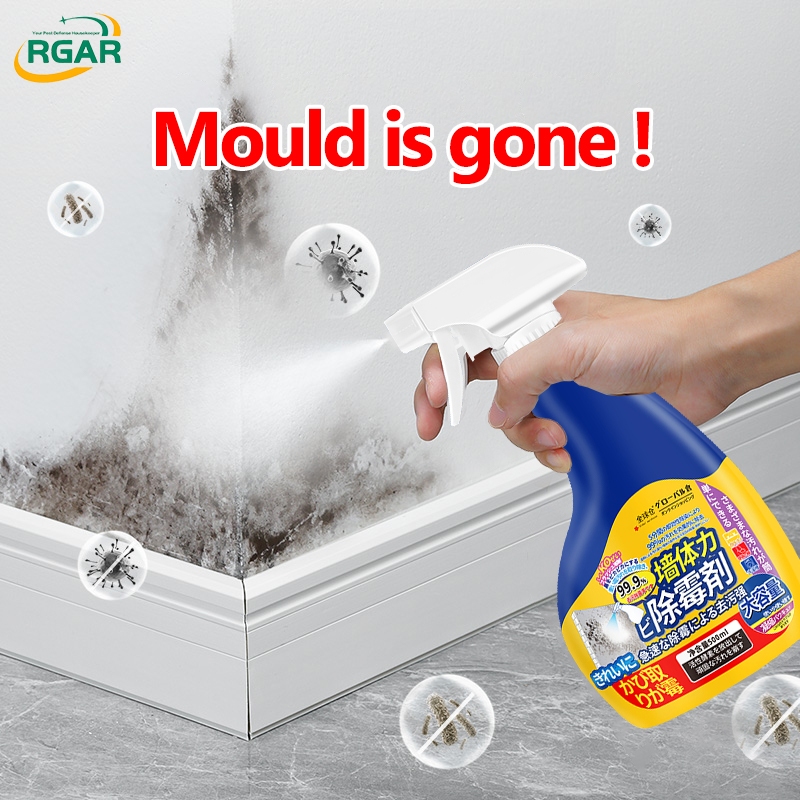 【RGAR】Japan Quick Mold Remover Spray Wall Mould Remover Spray Mildew ...