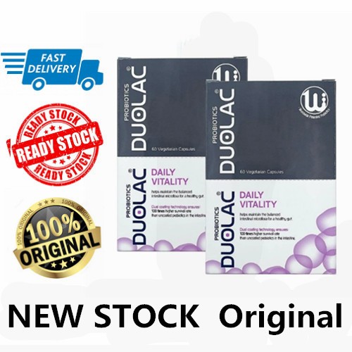 [SG Ready Stocks]Duolac Daily Vitality Probiotic - 60 Vegetarian ...