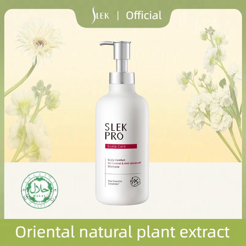 SLEK舒蕾 PRO Scalp Comfort Oil Control & Anti-dandruff Shampoo 430ml 头皮舒爽控油去屑洗发水 | Shopee Singapore