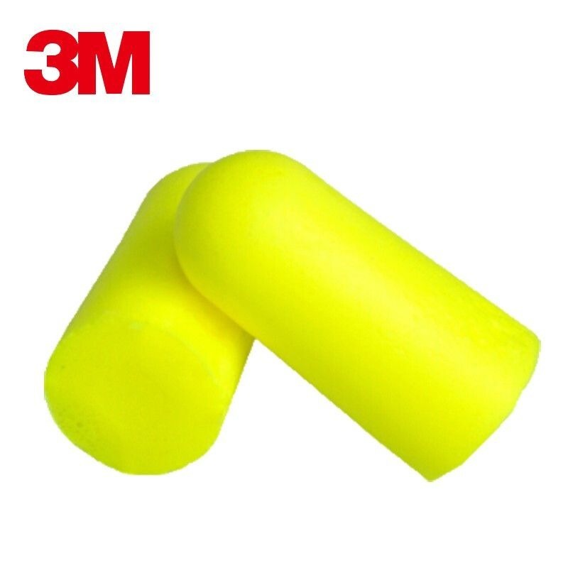 3M 1250隔音耳塞 睡觉静音防噪音 防打呼噜3M 1250 Noise Reduction Earplugs Soft Foam ...