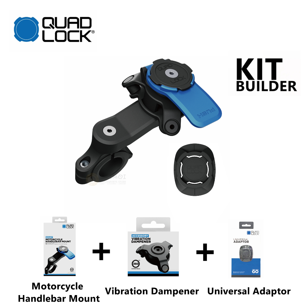 original Quad Lock Motorcycle Handlebar Mounts for motorcycles phone ...