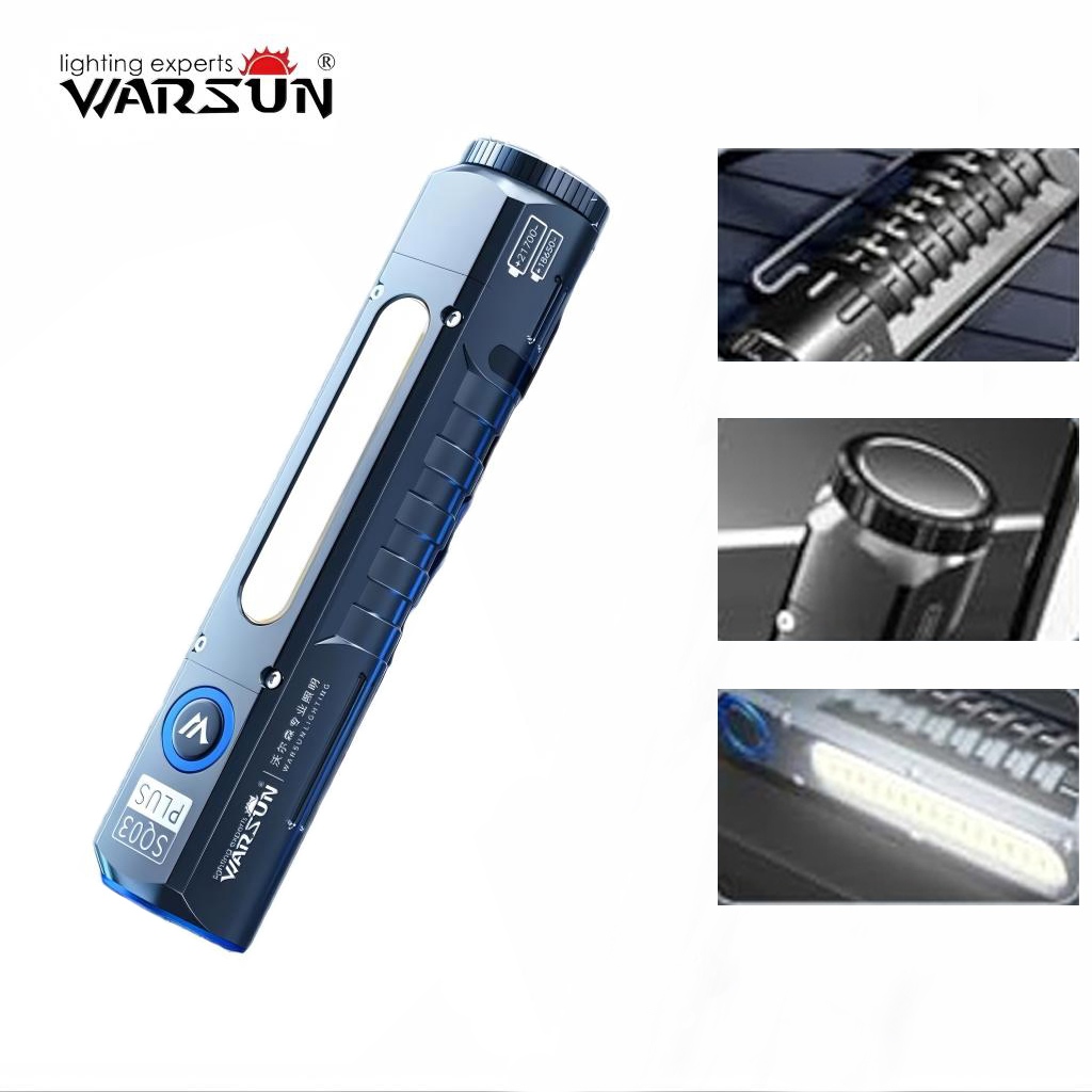 Warsun SQ03 Torchlight Ultra Bright Flashlight Waterproof Zoom Outdoor ...