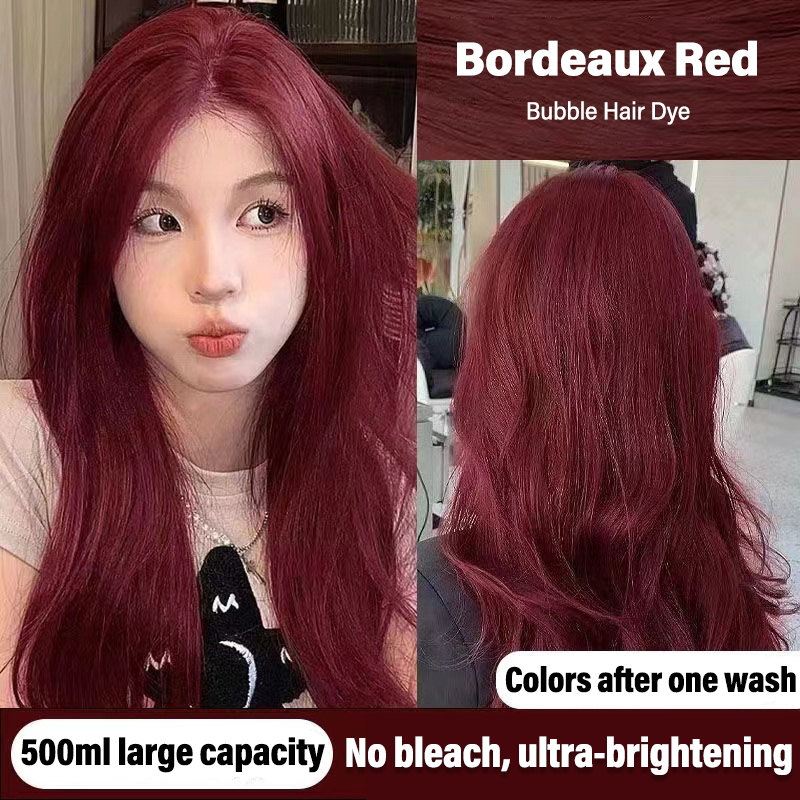Hot Sale Natural plant bubble hair dye, hair dye cream, no bleaching ...