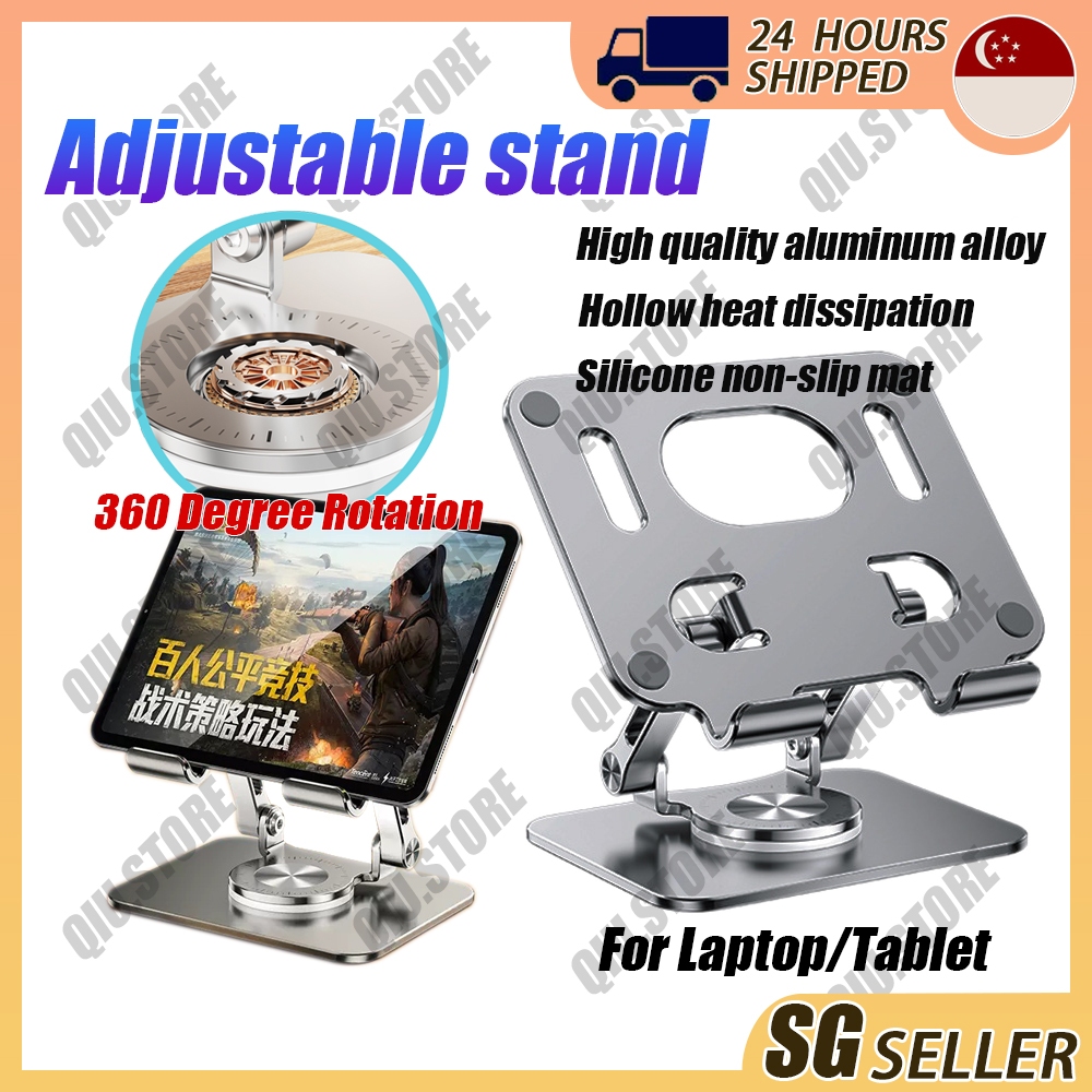 【SG Stock】Tablet Stand Foldable Laptop Stand Ergonomic Notebook Stand ...