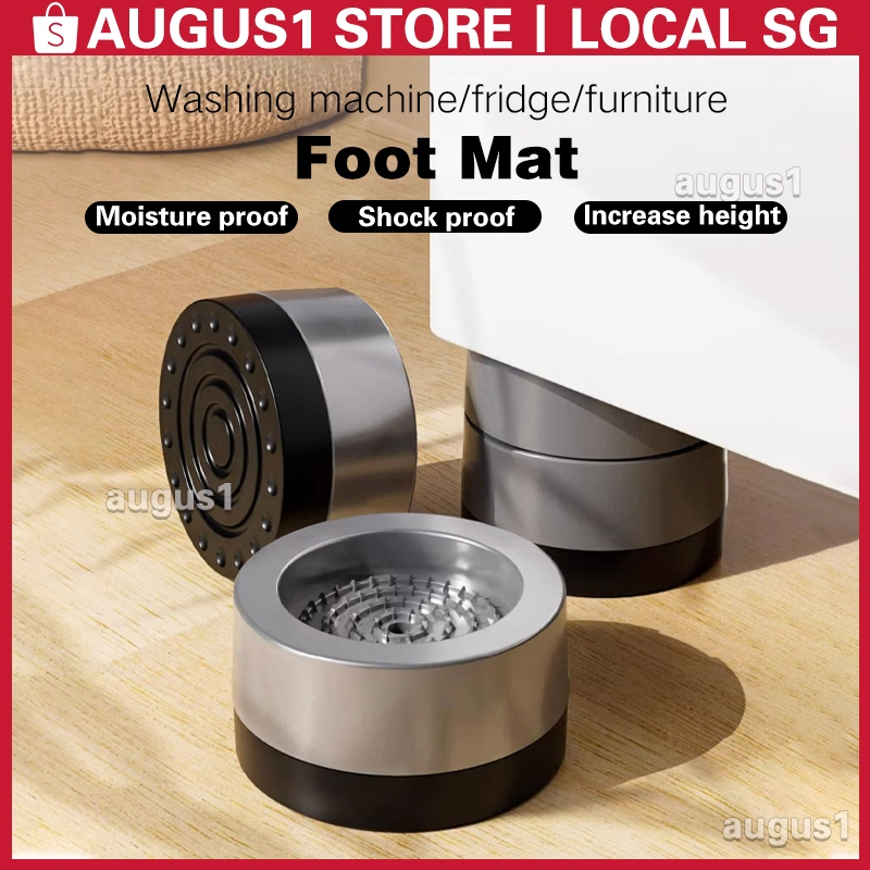 Washing Machine Stand Base Riser Washer Rubber Feet Mat Vibration Pad ...