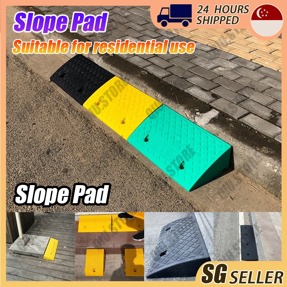 【SG Stock】Slope Ramp Ramp Mat Plastic Step Mat Threshold Mat Road Slope ...