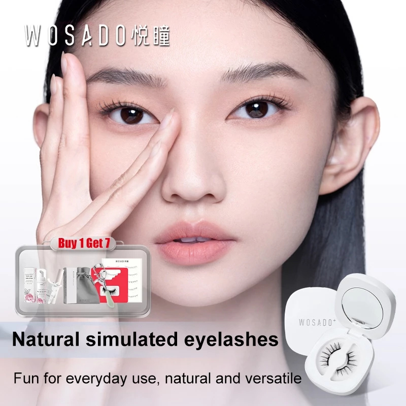 【SG】WOSADO 3D Lash Eyelashes Natural Simulation Soft Magnetic False ...