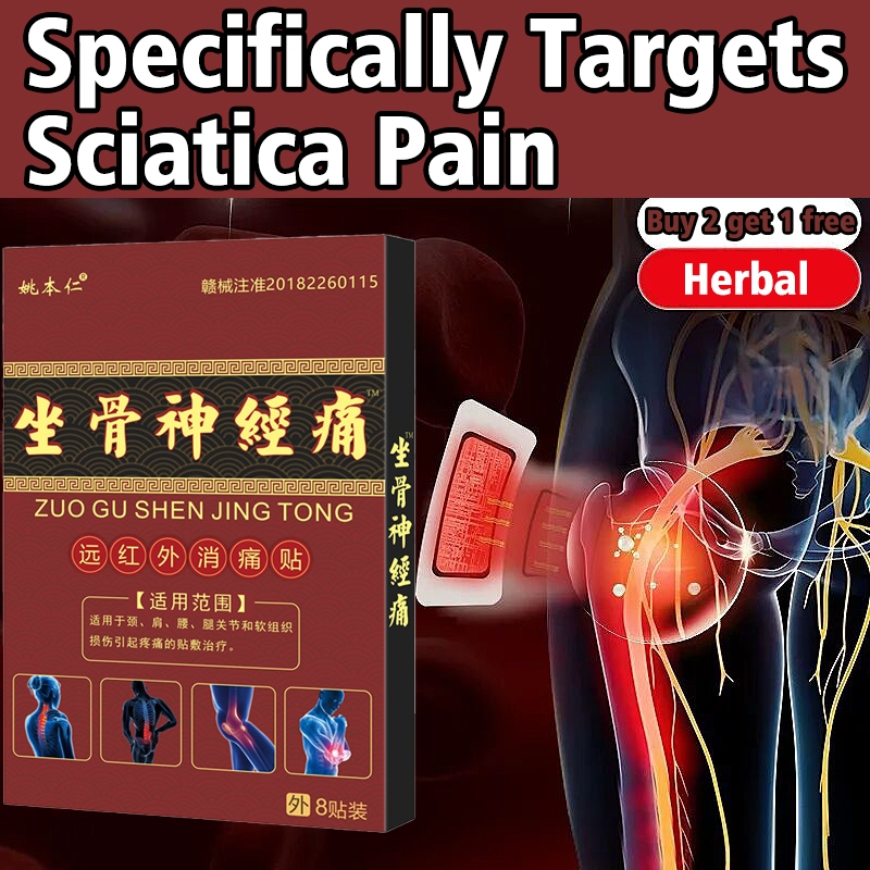 Sciatica Pain Relief Patch 8pcs Sciatica nerve pain back pain relief ...