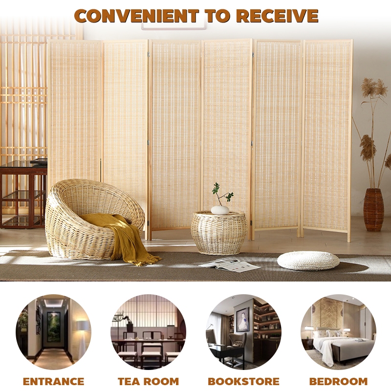 Rattan Divider/Bamboo Divider/Room Separator/Room Partition/Folding ...