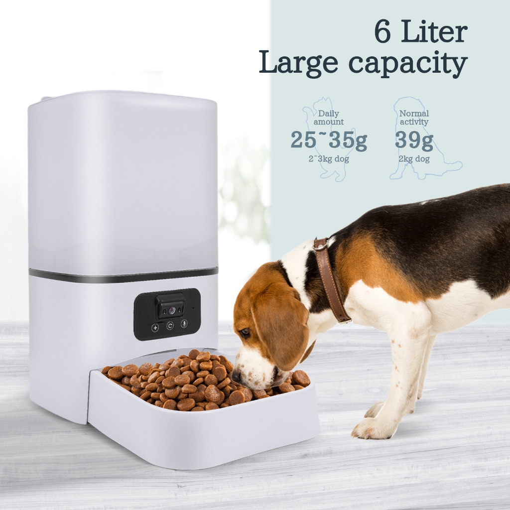 6L 5L 4L 3L 2L camera pet feeder with video cat automatic feeder smart dog automatic feeder with ...