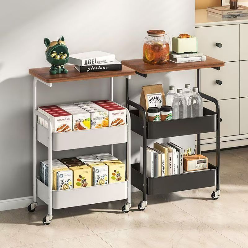 Multi-functional storage rack storage cart kitchen storage rack mobile ...