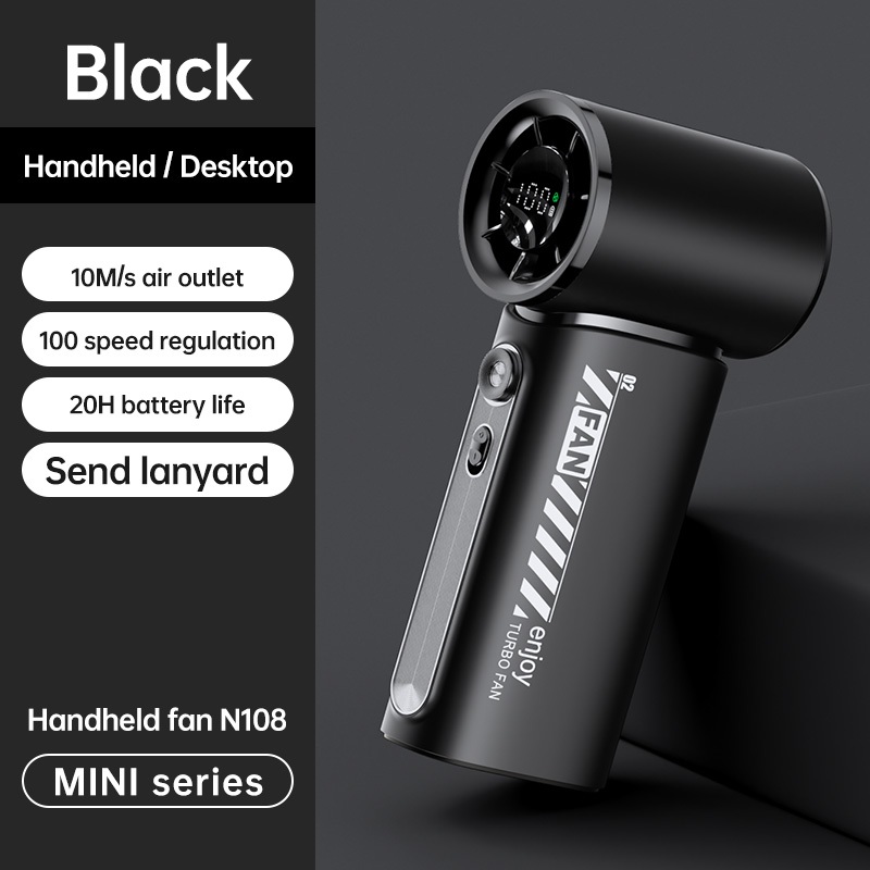 SG Stock Super Cooling Handheld Fan 10000mAh Portable - Jet Turbo Fan ...