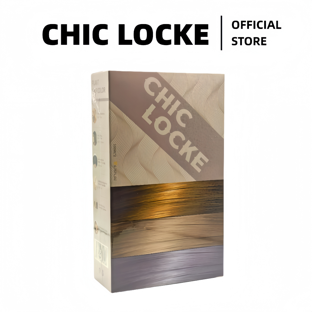 CHIC LOCKE Fog Tea Gray Brown (Ash grey) Color No Need Bleach Plant ...