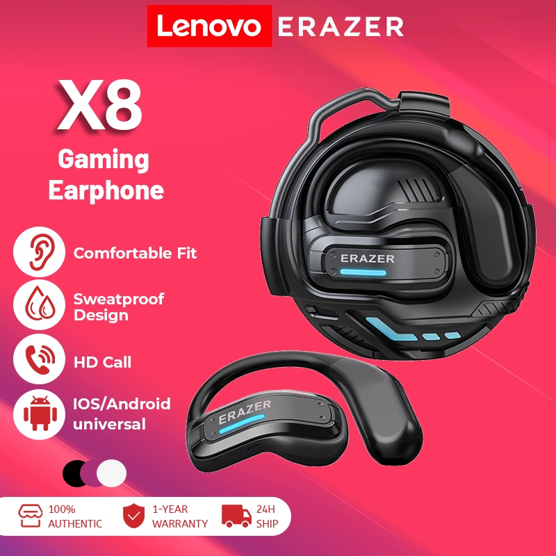 Lenovo ERAZER X8 OWS Bluetooth Earphones Sport Wireless Headphones with ...