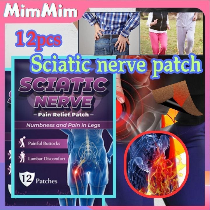 Sciatica Pain Relief Patch Crotch Sticker Treat Piriformis Hip Pain ...
