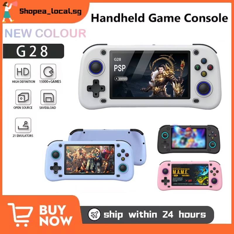 [SG] G28 64GB Retro Handheld Game Console Machine Open Source Handheld ...