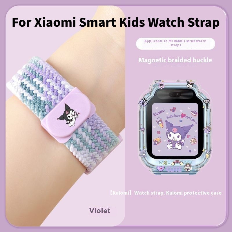 For Xiaomi Smart Kids Watch Strap Cartoon Kuromi Melody Case | Shopee ...