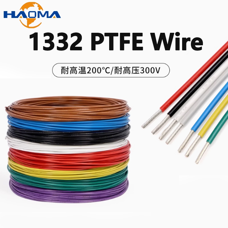 1332 PTFE Wire FEP Insulated AWG 30 28 26 24 22 20 18 16 14 13 12 High Temperature Tinned Copper ...