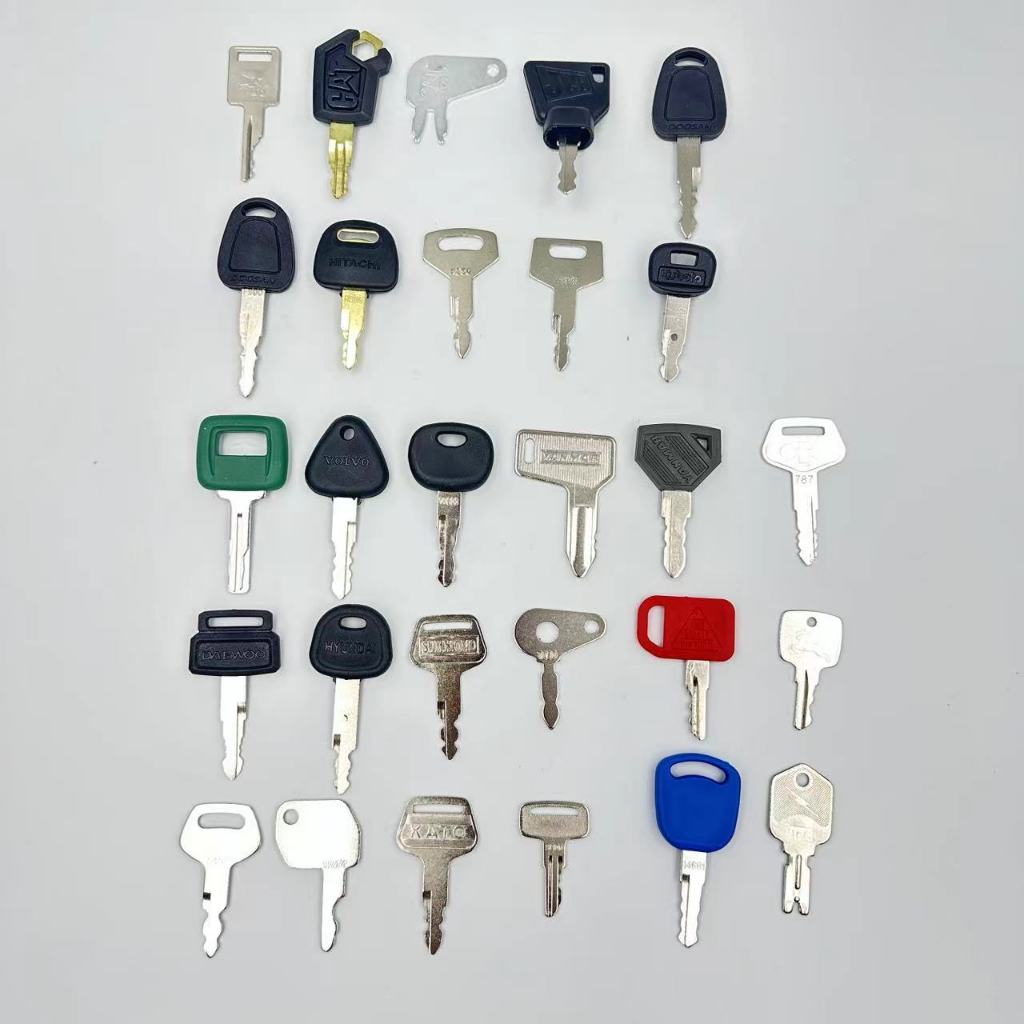 Keys Heavy Equipment Construction Ignition Key Set For Komatsu Hyster ...