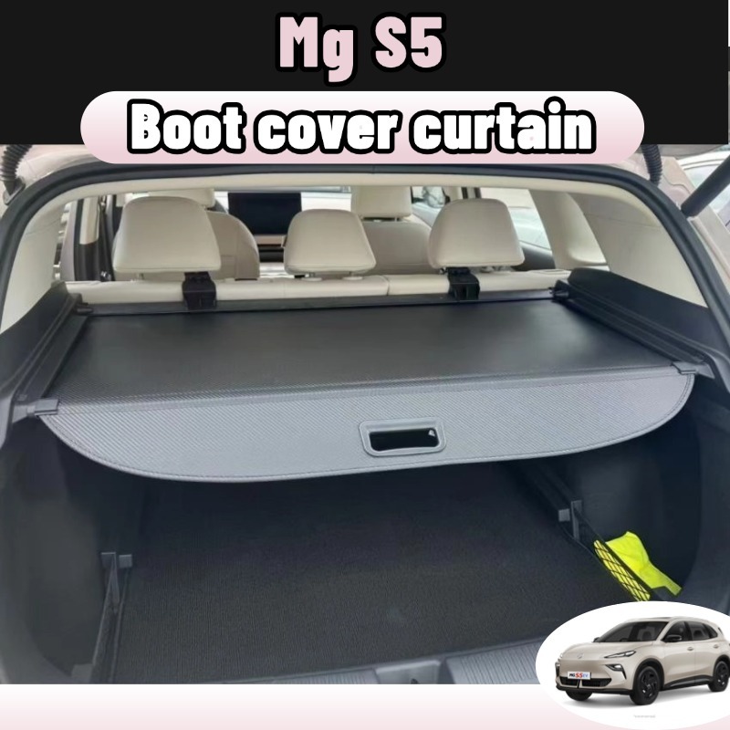 Mg s5 Black Trunk Shade Rear Parcel Shelf Cargo Cover Car Boot Luggage ...