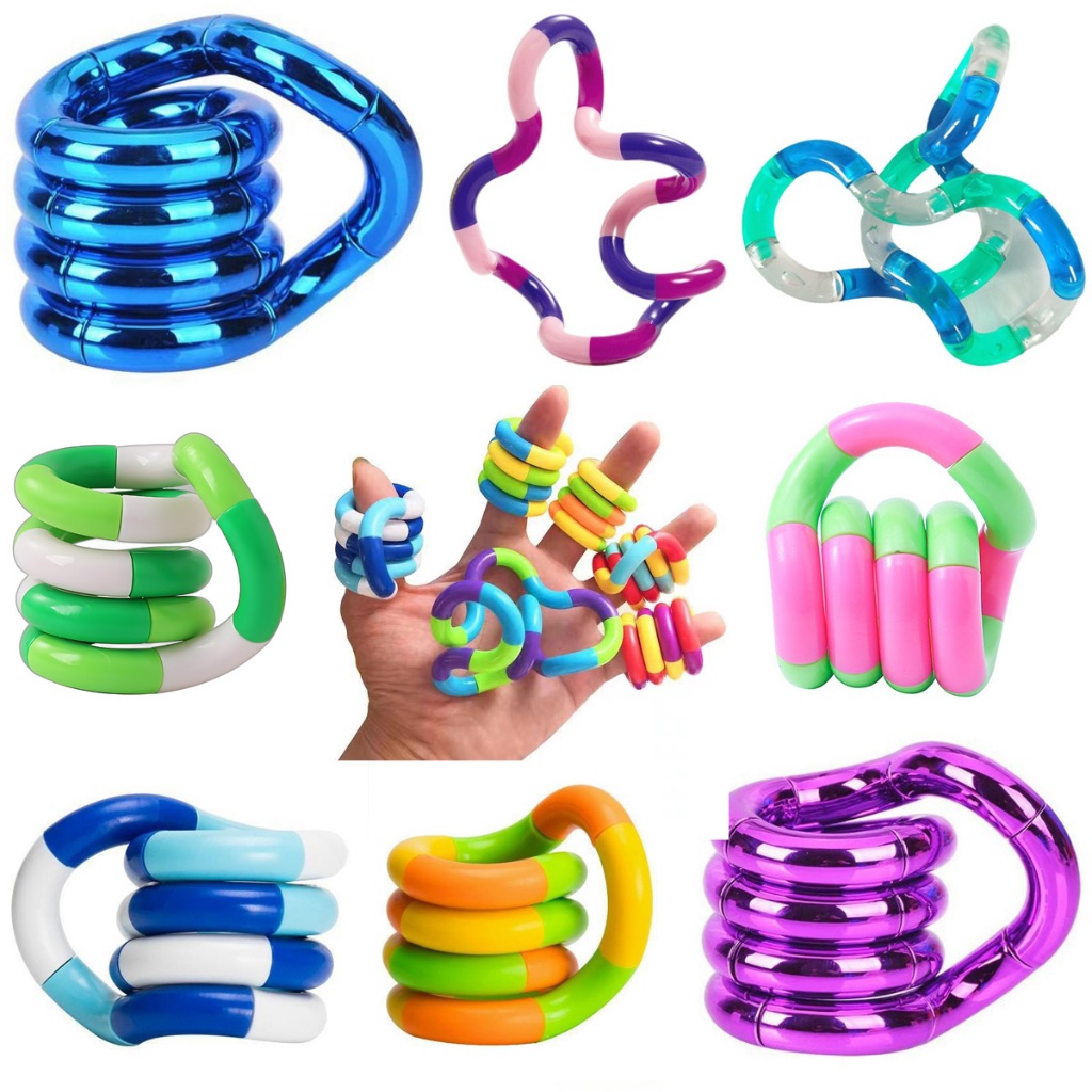 Educational Fidget Toys Twistable Coil Tangle Brain Imagination ...