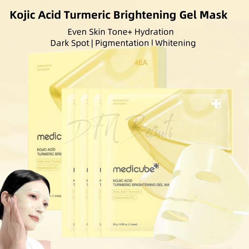 Medicube Kojic Acid Turmeric Brightening Gel Mask Sheet 28g x 4ea ...